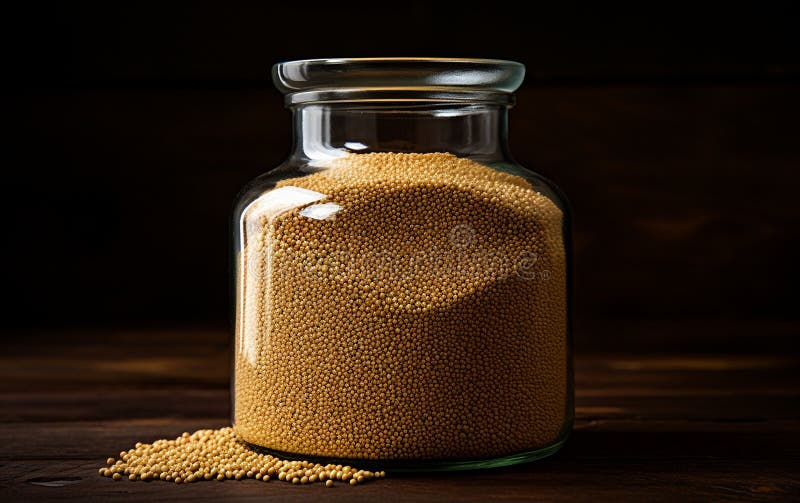 Millet Preserved in a Jar. Generative AI Stock Illustration ...