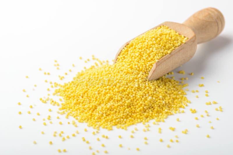 Millet stock image. Image of closeup, shovel, grain, isolated - 54001059