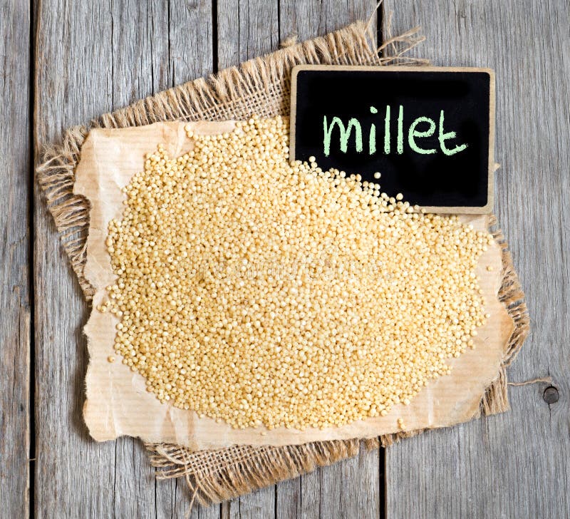 Millet stock photo. Image of ingredient, healthy, natural - 45101444