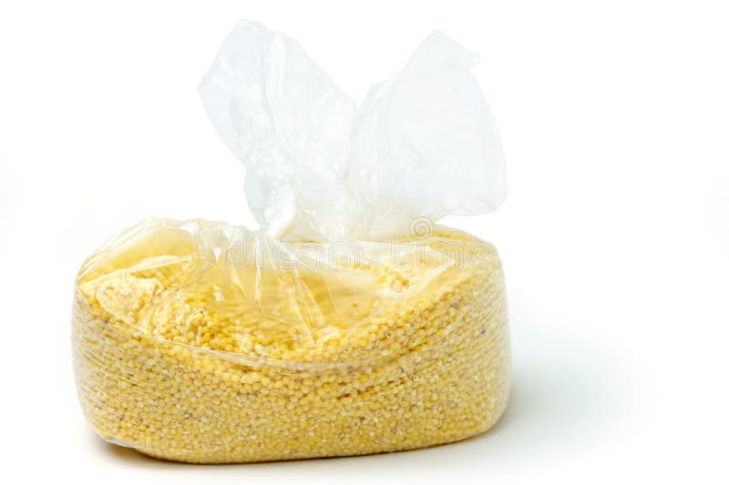 Millets in a clear bag stock image. Image of texture - 23289703