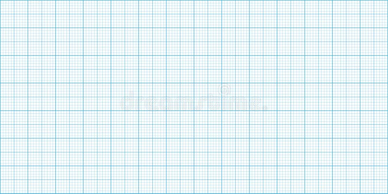 Millimeter Graph Paper. Lined Grid on White Background. Vector Blue ...