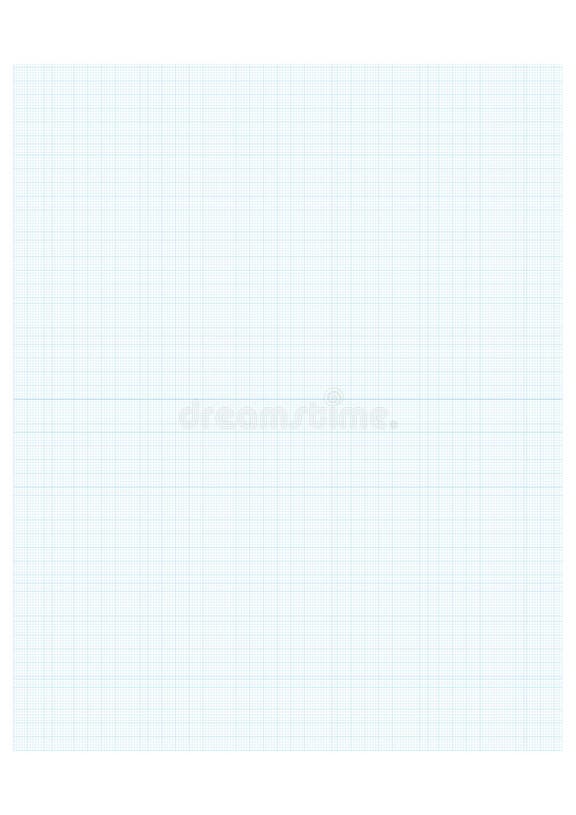 Millimeter Grid on A4 Size Page. Divided by Blue 1 Mm Lines. Sheet of ...