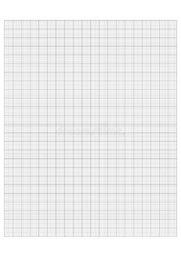 Millimeter Grid on A4 Size Page. Divided by 1 Mm Lines. Sheet of ...