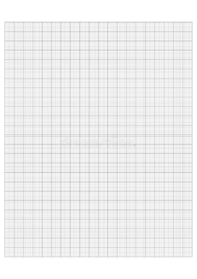 Millimeter Grid on A4 Size Page. Divided by 1 and 10 Mm Lines. Sheet of ...