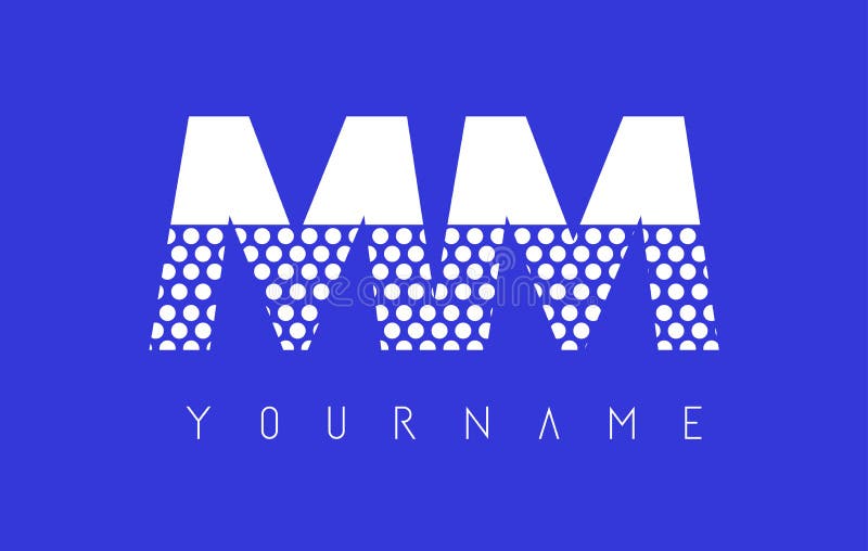 DL D L Punktierter Buchstabe Logo Design Mit Blauem Hintergrund Vektor ...