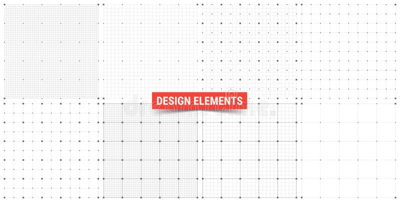Millimeter Paper, Vector Design Elements. Engineering Drawing Sheets ...
