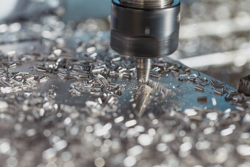 Milling of Aluminum Plate on a Programmable Machine. Milling Process ...