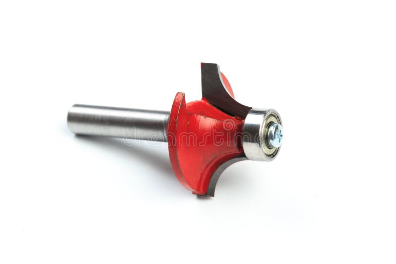 Set of Milling Cutter for Wood Processing Isolated on White Background ...