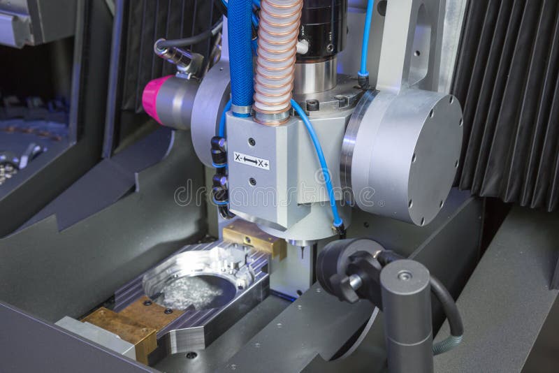 Milling or Drilling Machine in a Dental Laboratory Stock Image - Image ...