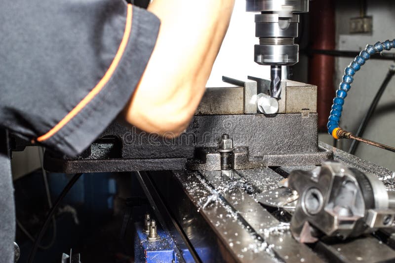 Milling and Drilling Machines Stock Image - Image of machine, factory ...