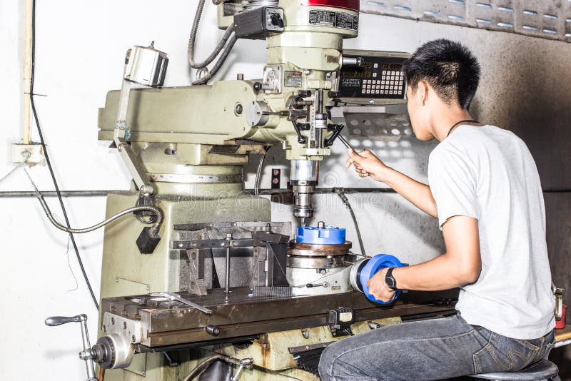 Milling and Drilling Machines Editorial Stock Image - Image of ...