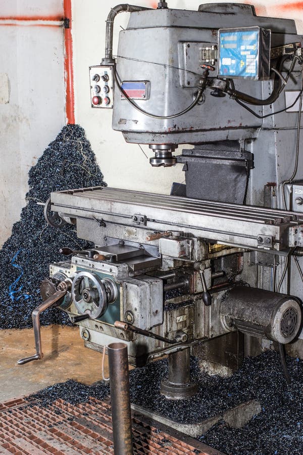Milling and Drilling Machines Stock Photo - Image of mechanical, lathe ...