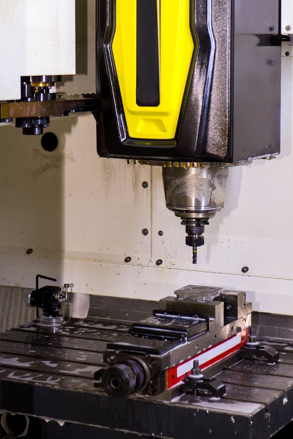 Milling Machine at the Factory. Stock Image - Image of machine, heavy ...