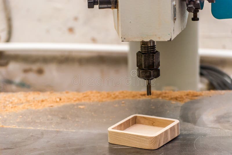 Milling Machine for Carpentry Stock Photo - Image of wooden, steel ...