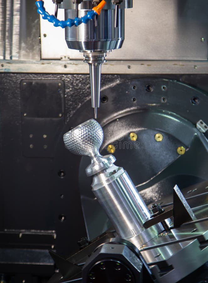 Milling Machine Machining Cup Stock Photo - Image of metal, machine ...