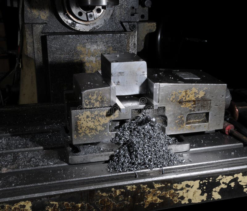 Milling machine stock photo. Image of production, repair - 42937768