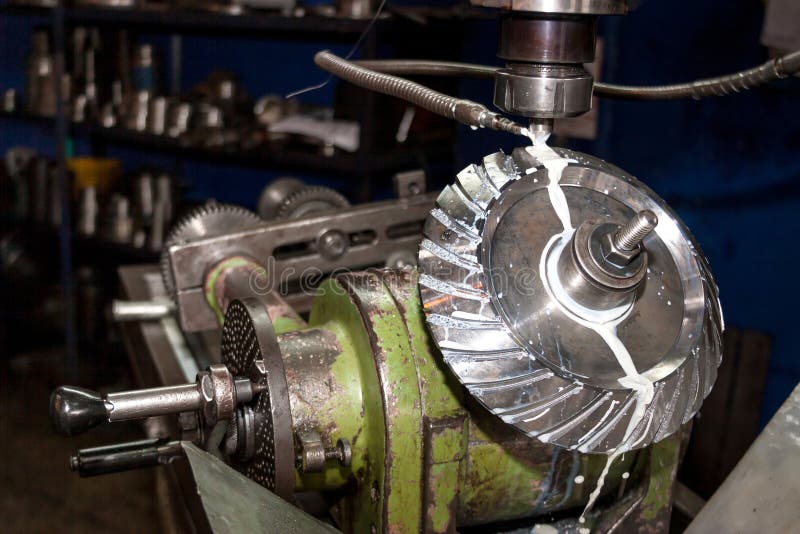 Milling machine stock image. Image of building, labor - 70919671