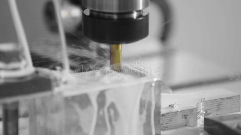 The Operation of Milling Machine by Skill Operator Slot Cutting the ...