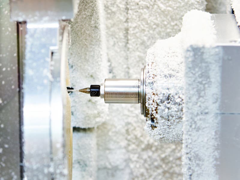 Milling Machine for Plastic Stock Image - Image of manufacturing ...