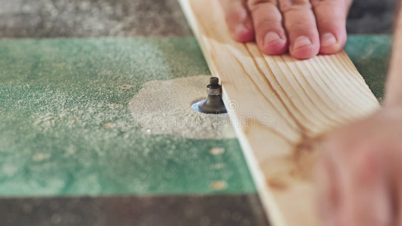 The Milling Machine Processes the Board. Stock Footage - Video of ...