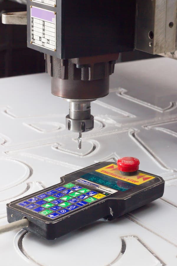 Milling Machine for Processing Plastics Stock Image - Image of steam ...