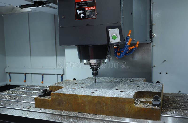 Milling Machine Set for Work Stock Photo - Image of technology, work ...