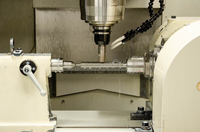 Milling Metalworking Process. Industrial CNC Metal Machining by ...