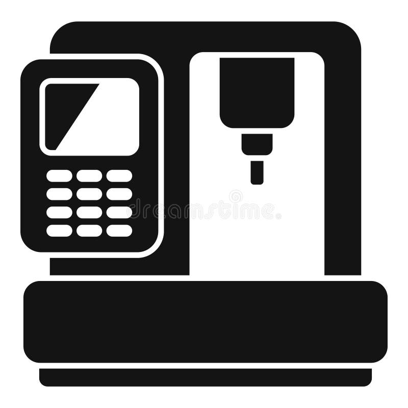 Milling Panel Machine Icon Simple Vector. Center Gear Stock Vector ...