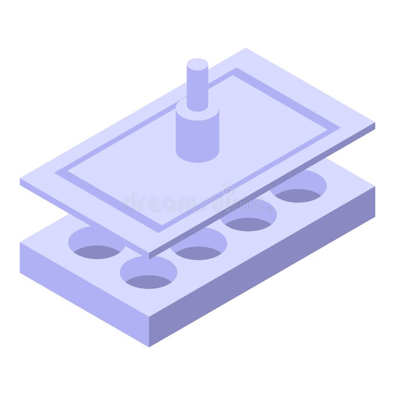 Press Machine Process Icon Color Outline Vector Stock Vector ...