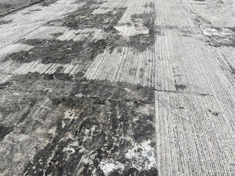 Milling of the Road Surface for Laying New Asphalt. Background of ...