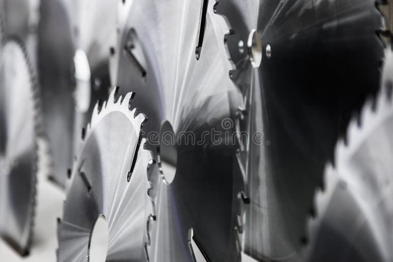 Milling Wheels with Sharp Sharpened Edges Used Stock Image - Image of ...