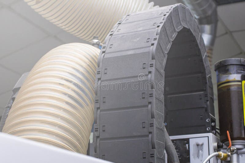 Milling a Wooden Board. Processing of Wood Panels on CNC Coordinate ...