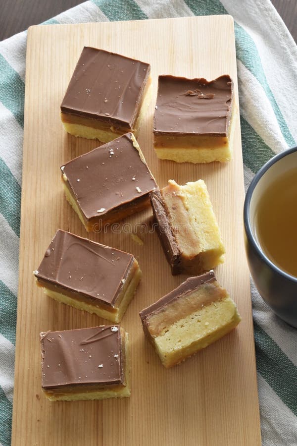 Millionaire`s Shortbread with Chocolate and Caramel, Caramel Slice or ...