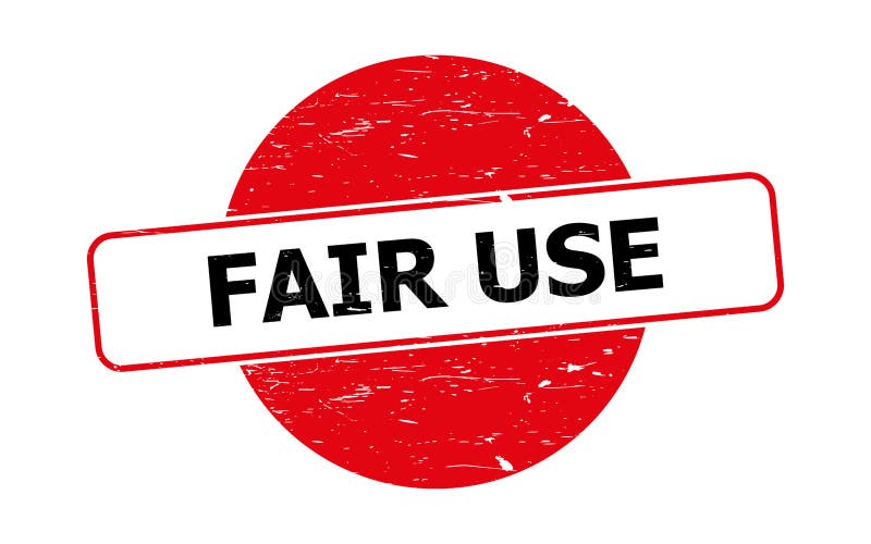 Fair Use Copyright Stamp Stock Illustrations – 31 Fair Use Copyright ...