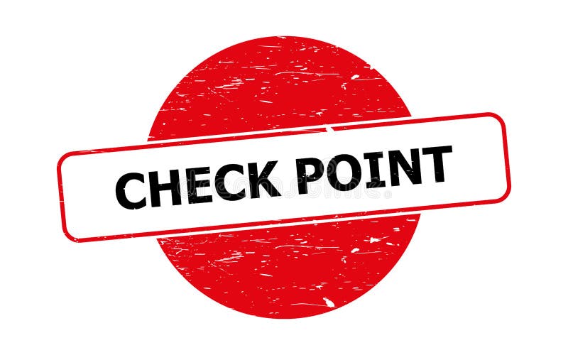 Check Point Hand Sign Balloon, Vector Illustration Stock Illustration ...