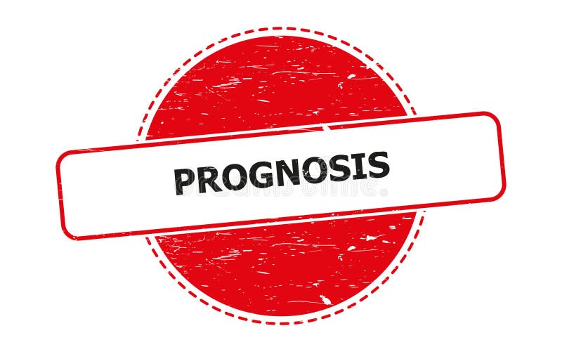 Prognosis stamp on white stock illustration. Illustration of outcome ...
