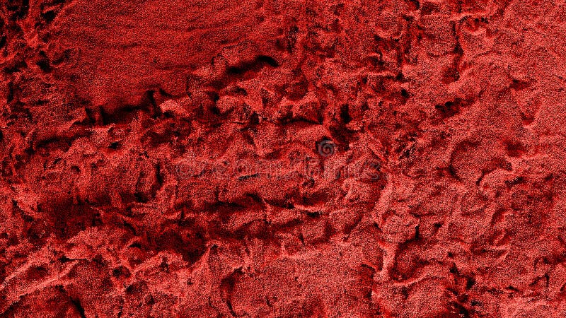 Millions of Tiny Red Particles Filling the Screen with Many Swirls and ...