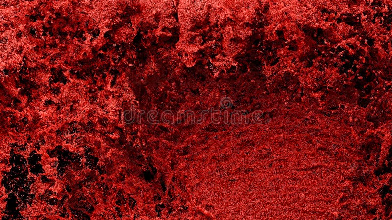 Millions of Tiny Red Particles Filling the Screen with Splashes on ...