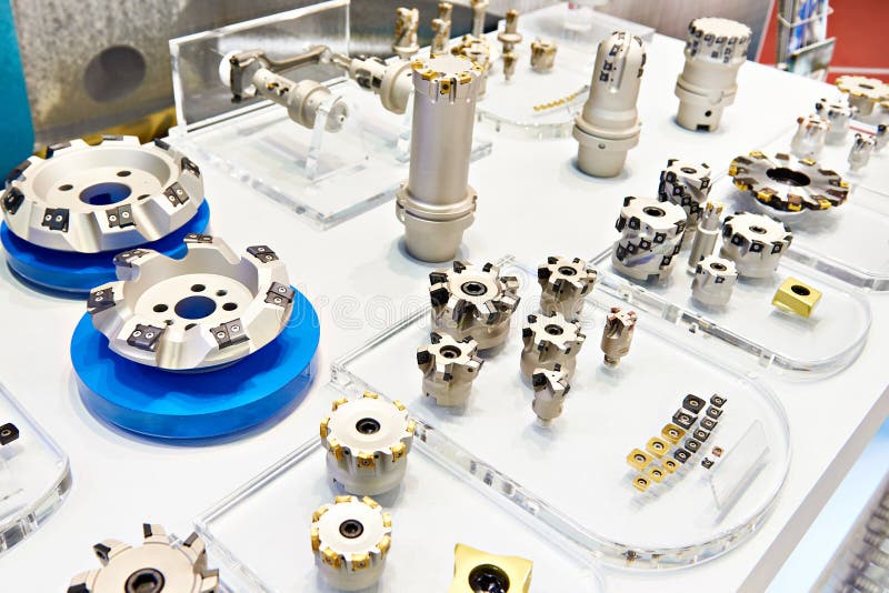 Mills and Cutters for Milling Machines Stock Photo - Image of cutters ...