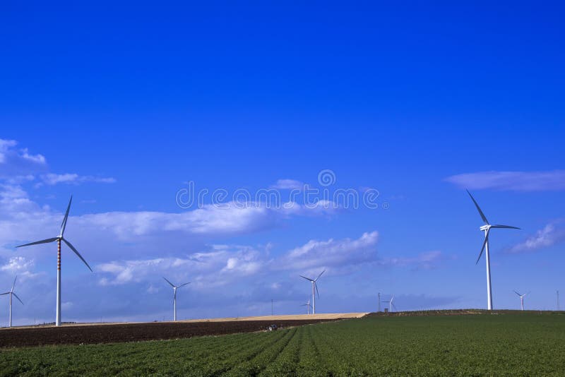 Mills for the Production of Energy Stock Image - Image of production ...