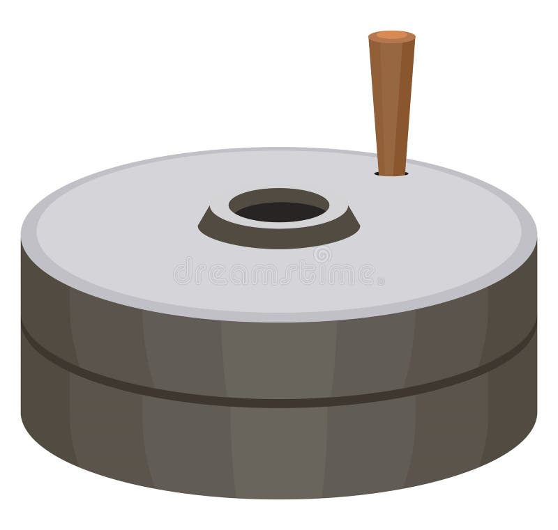 Millstone, icon stock vector. Illustration of technology - 262389094