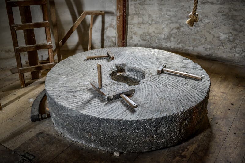 Big millstone stock image. Image of traditional, millstone - 28333583