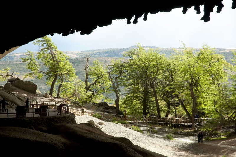 Milodon Cave - Chile stock photo. Image of mylodon, monument - 91364152