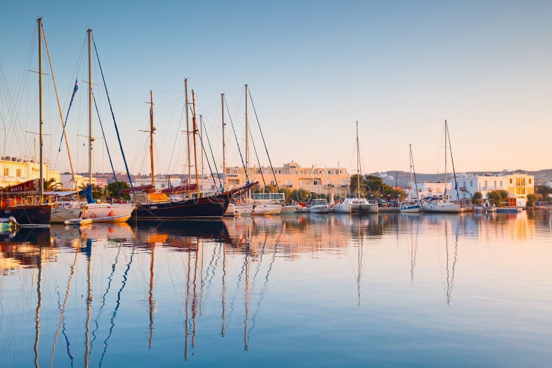 Milos island. editorial image. Image of cycladic, cityscape - 61456430