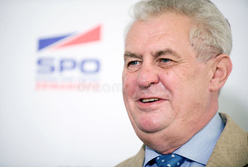 Milos Zeman editorial stock image. Image of zeman, spoz - 29708339