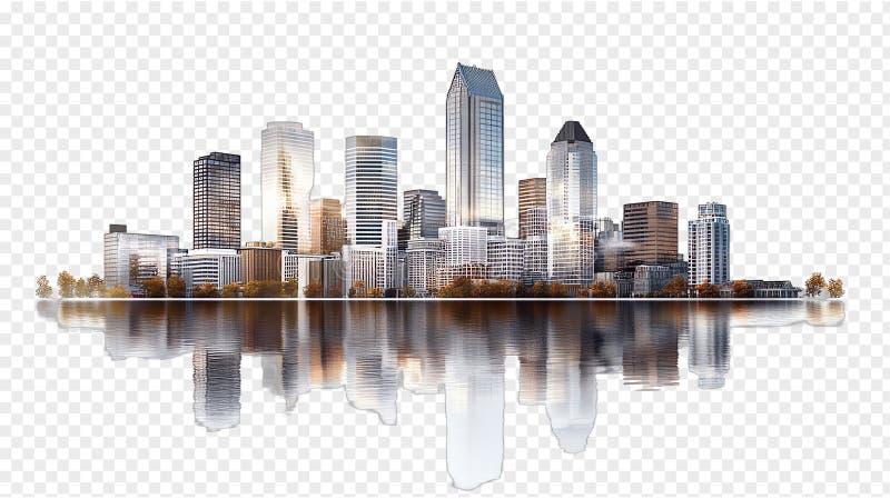 Milwaukee city skyline stock image. Illustration of flat - 341525359