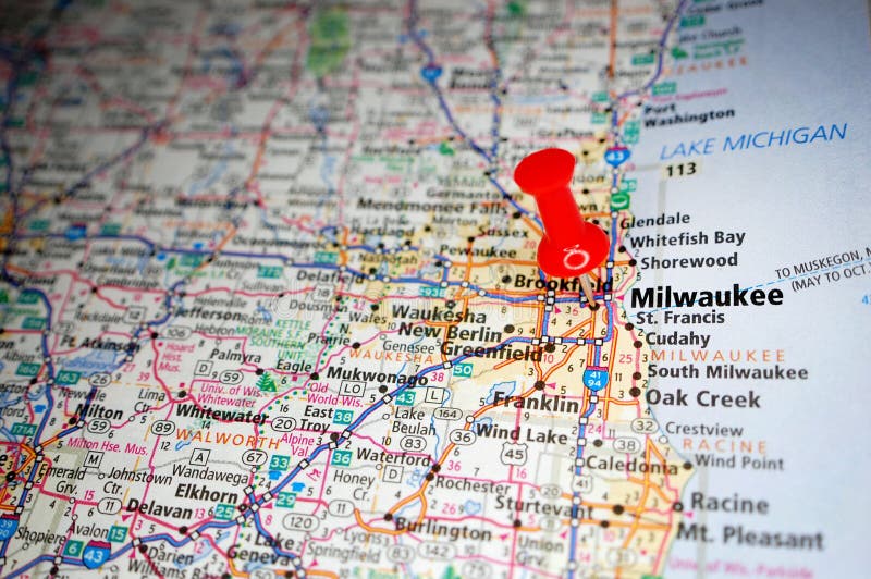 Milwaukee, Wisconsin imagen de archivo. Imagen de fondo - 130868557