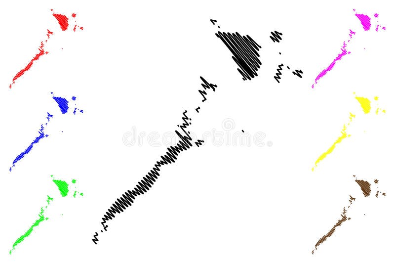 Mimaropa Region map vector stock vector. Illustration of line - 138353858