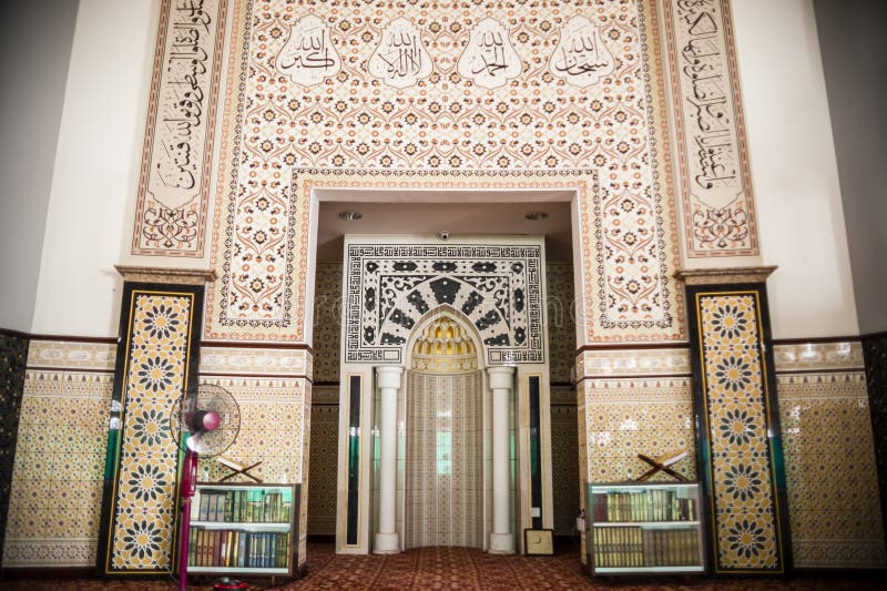 Mimbar stock photo. Image of religion, pray, mosque, interior - 42327700