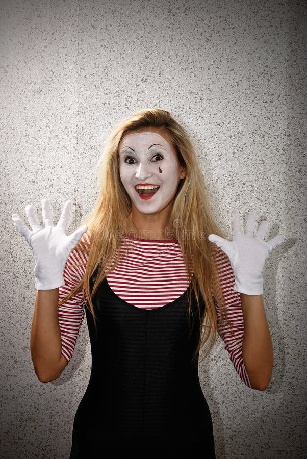 Mime stock image. Image of carnival, adult, mime, pantomime - 16959161